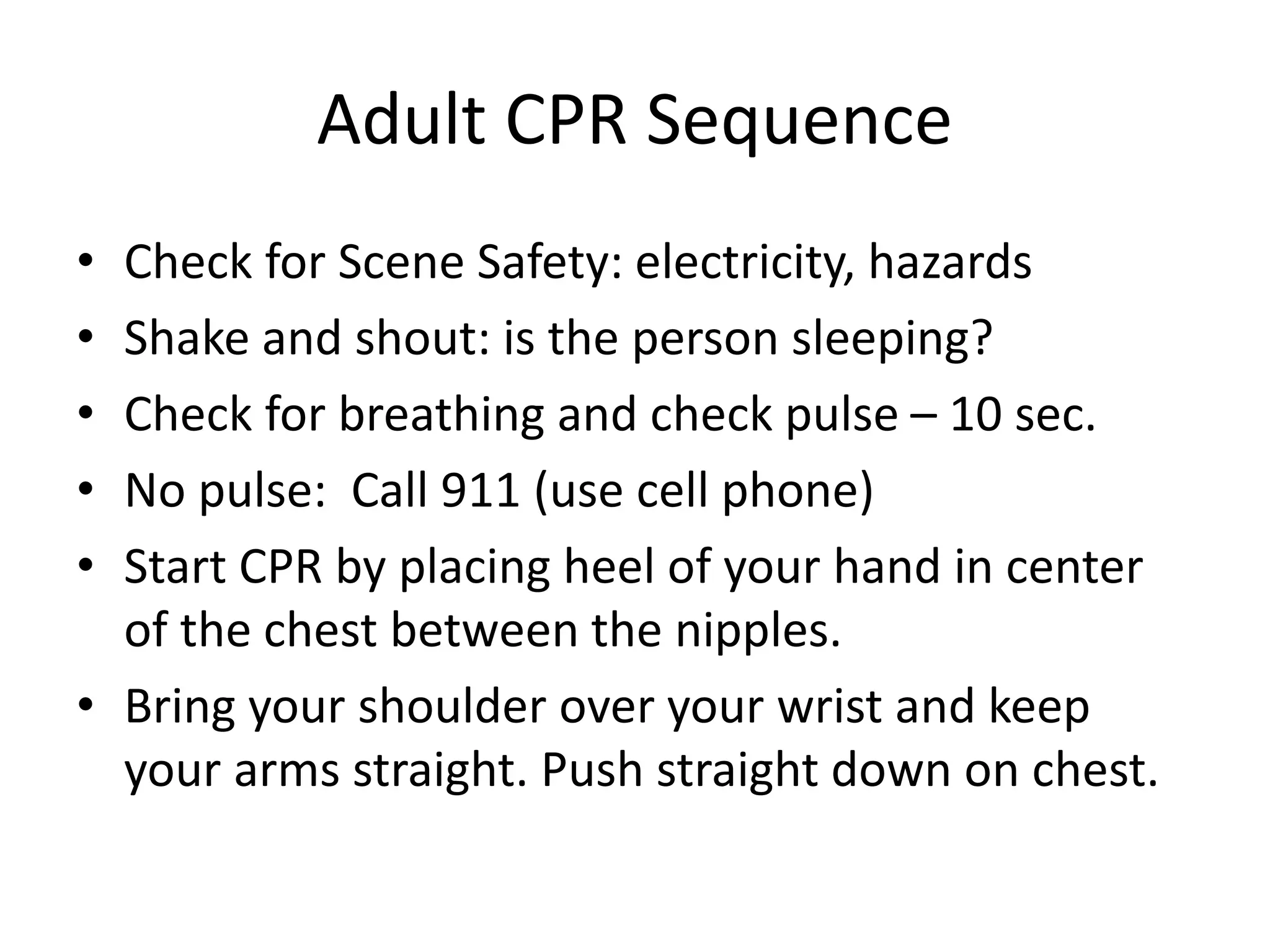 Compressions Airway Breathing (CAB) CPR Headquarters