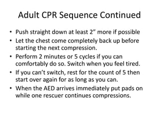 Compressions Airway Breathing (CAB) CPR Headquarters | PPTX