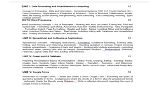 Computer Application in Business | PPT