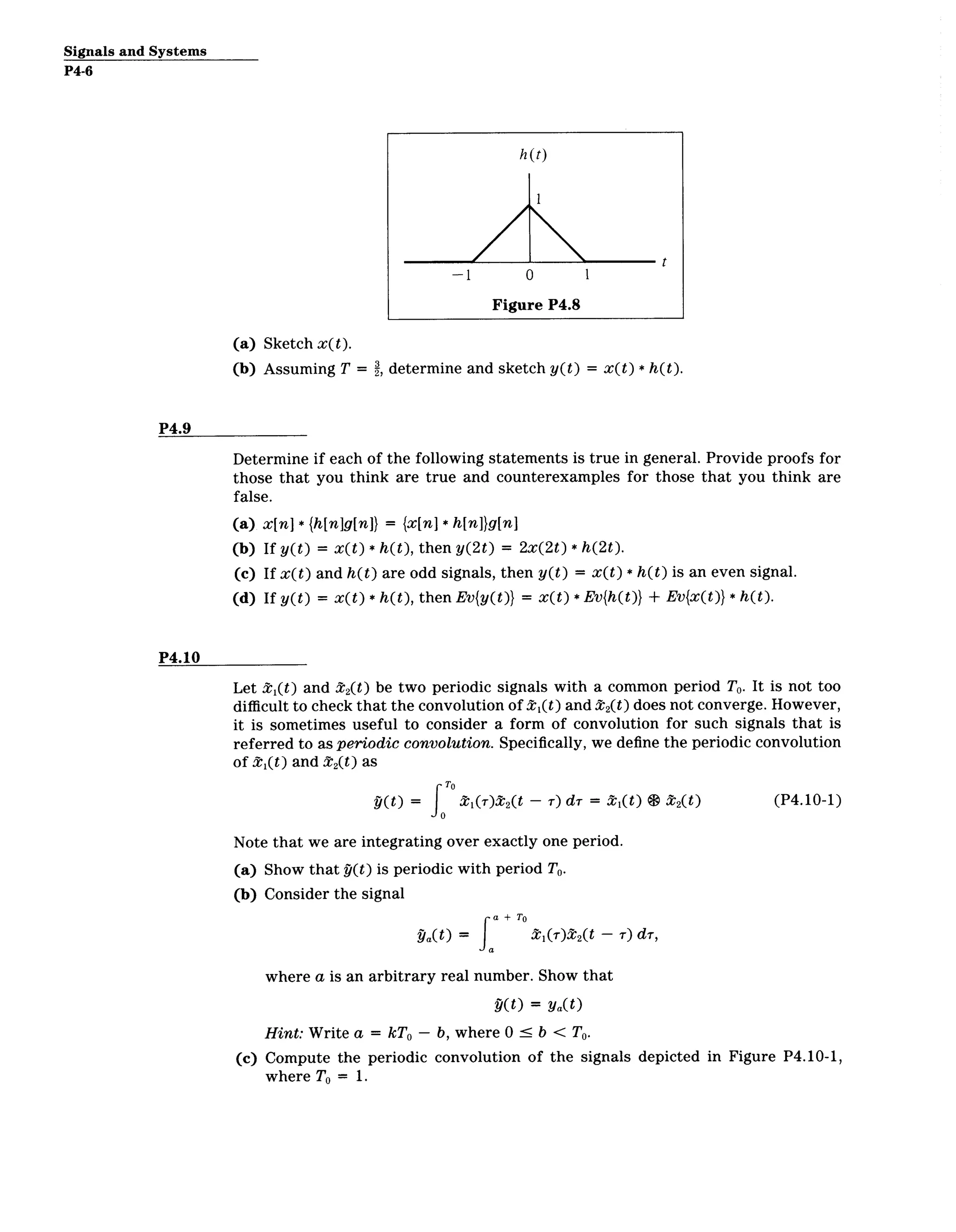 Convolution problems | PDF | Physics | Science