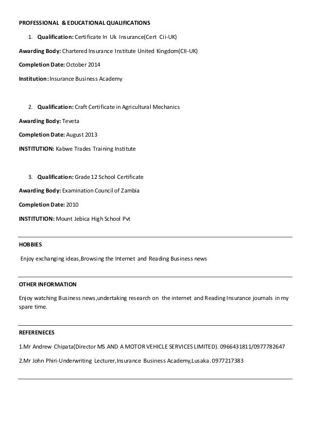 EDWIN CHENGO CURRICULUM VITAE 2015