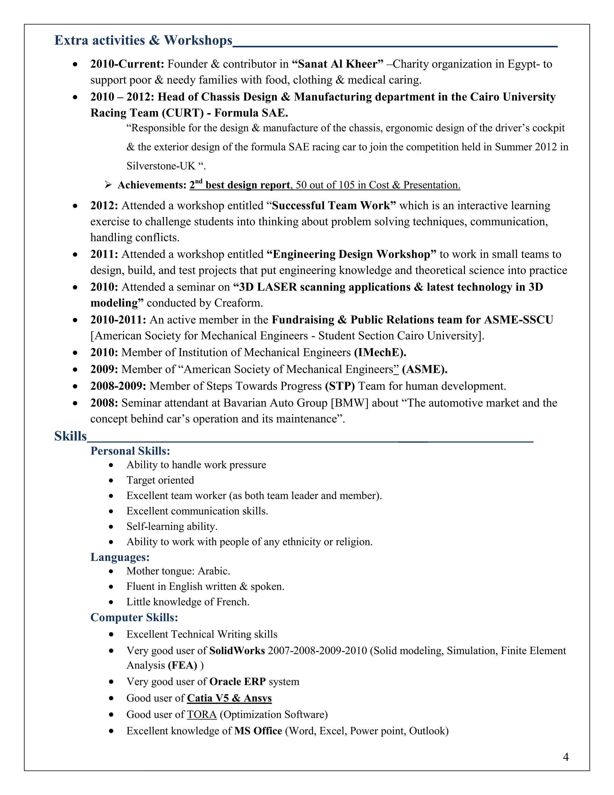 Hesham Shaheen - CV | PDF