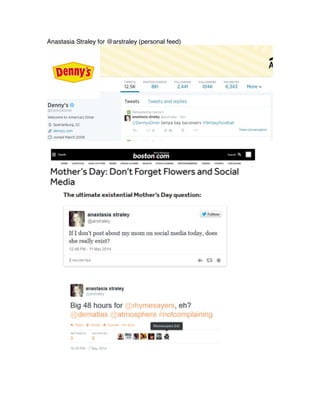 Straley, Social Media Examples | PDF