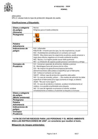 Cabadex ficha del ministerio | PDF