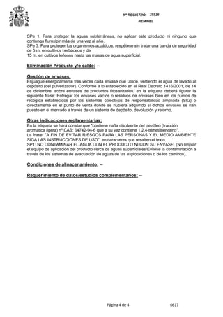 Cabadex ficha del ministerio | PDF