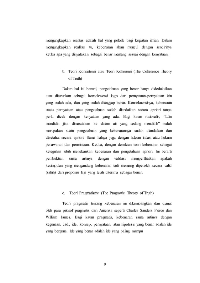 Cabang Filsafat Pendidikan | DOCX