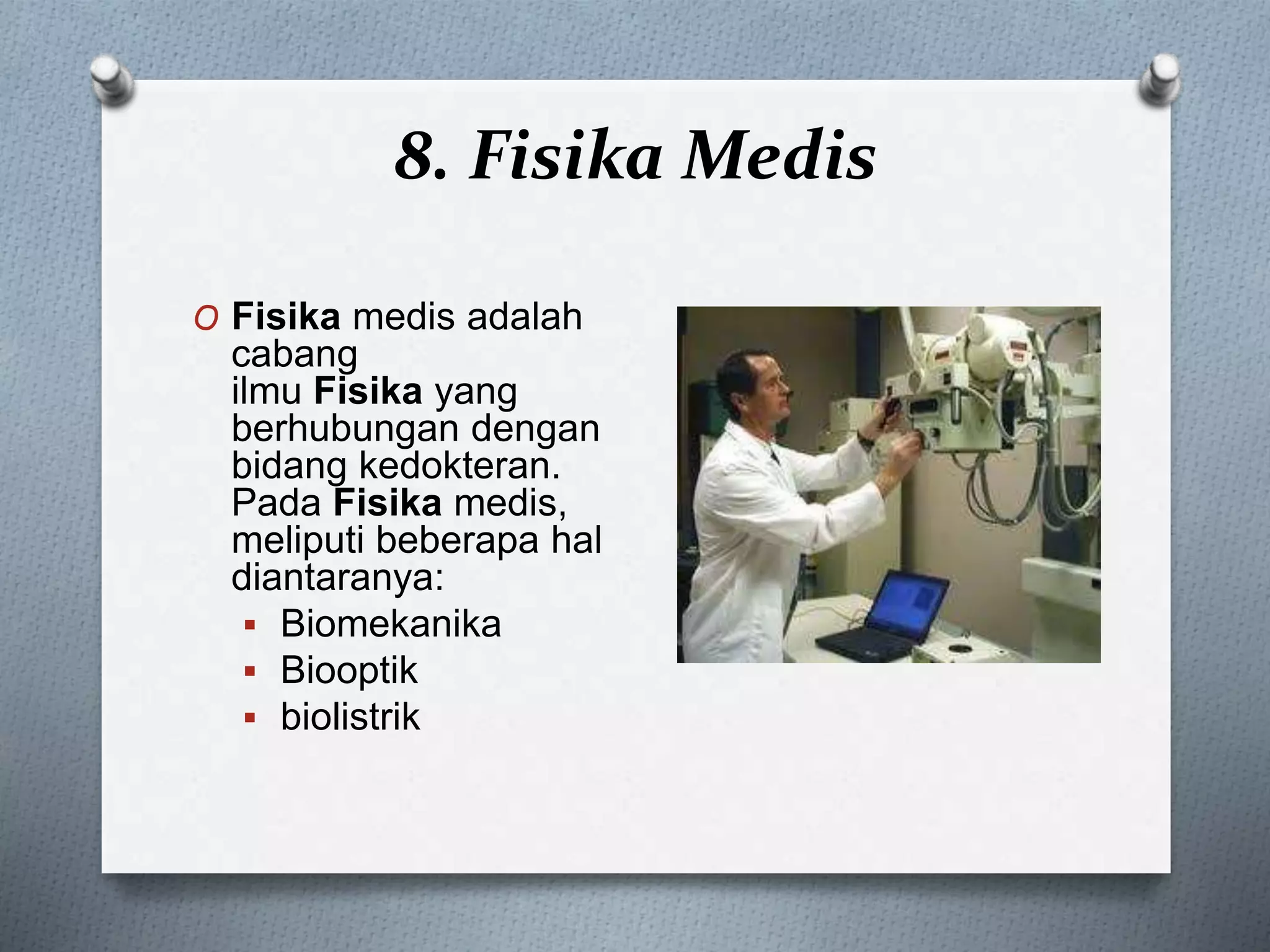 Cabang cabang ilmu fisika | PPTX