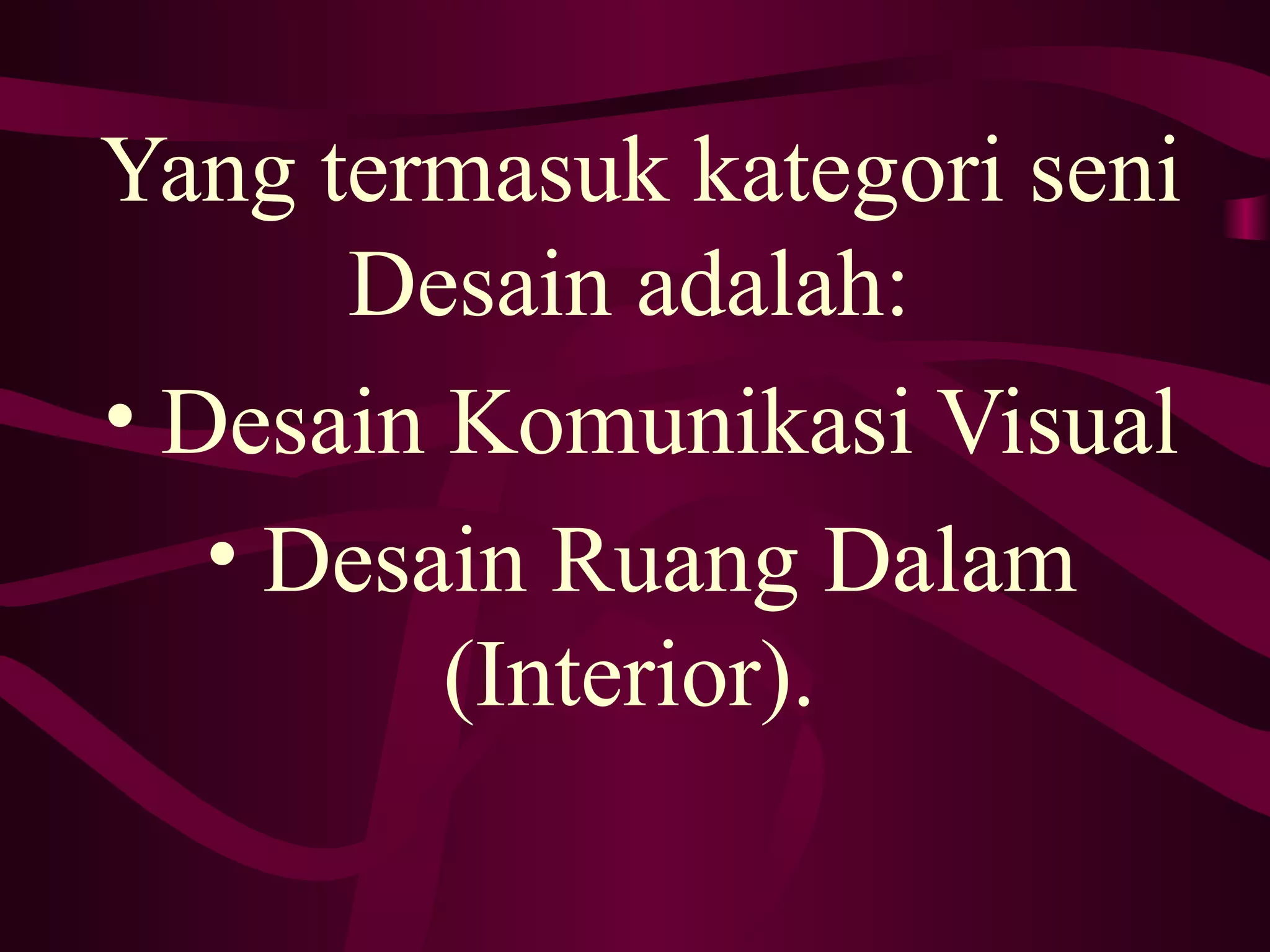 Cabang dan macam aliran seni rupa | PPT Cabang dan macam aliran seni rupa | PPT
