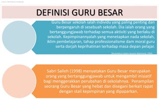 Peranan & Cabaran Guru Besar Terhadap Pelaksanaan Inklusif | PPTX