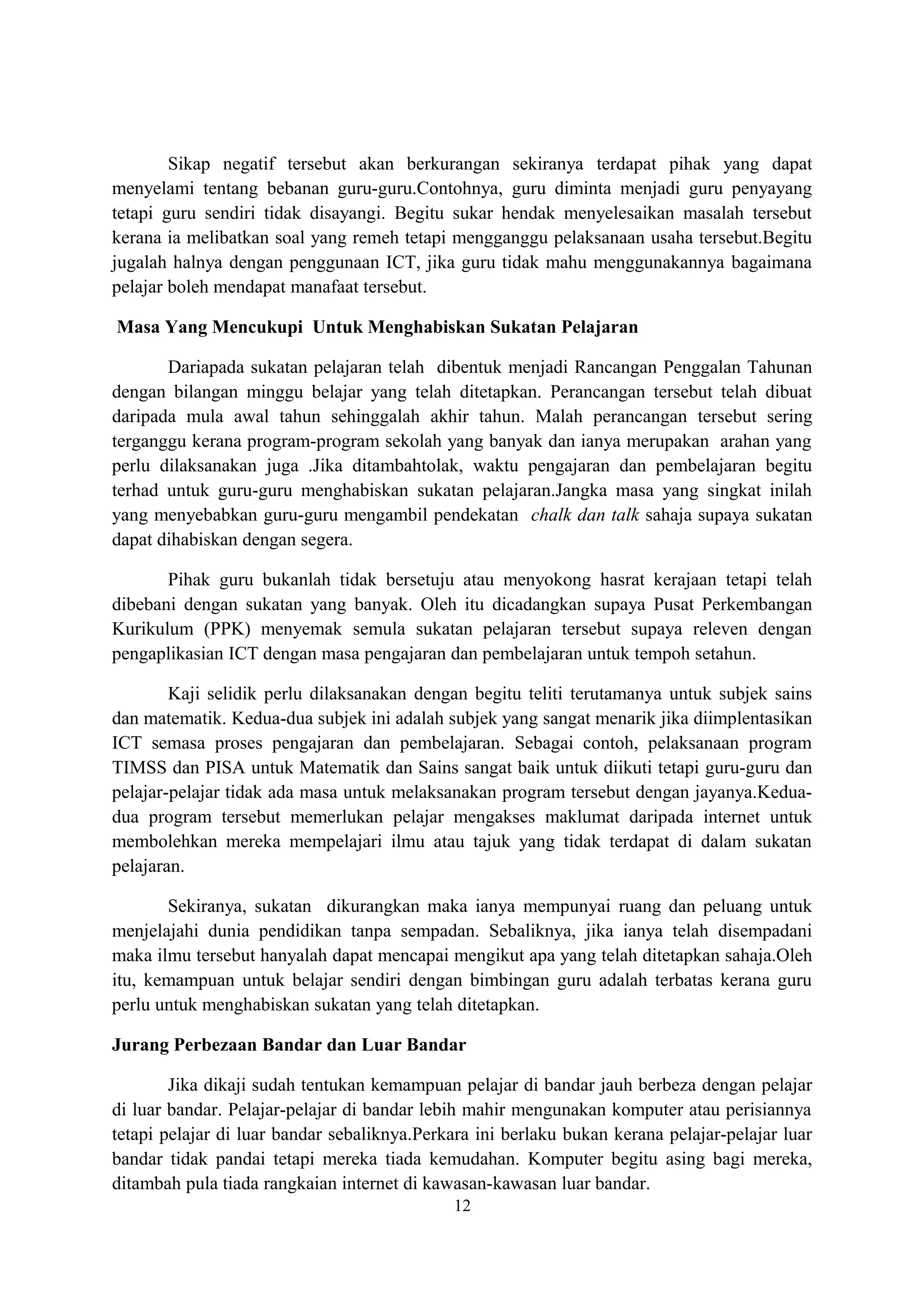 Cabaran ict tugasan 1 ssi3013 | DOC