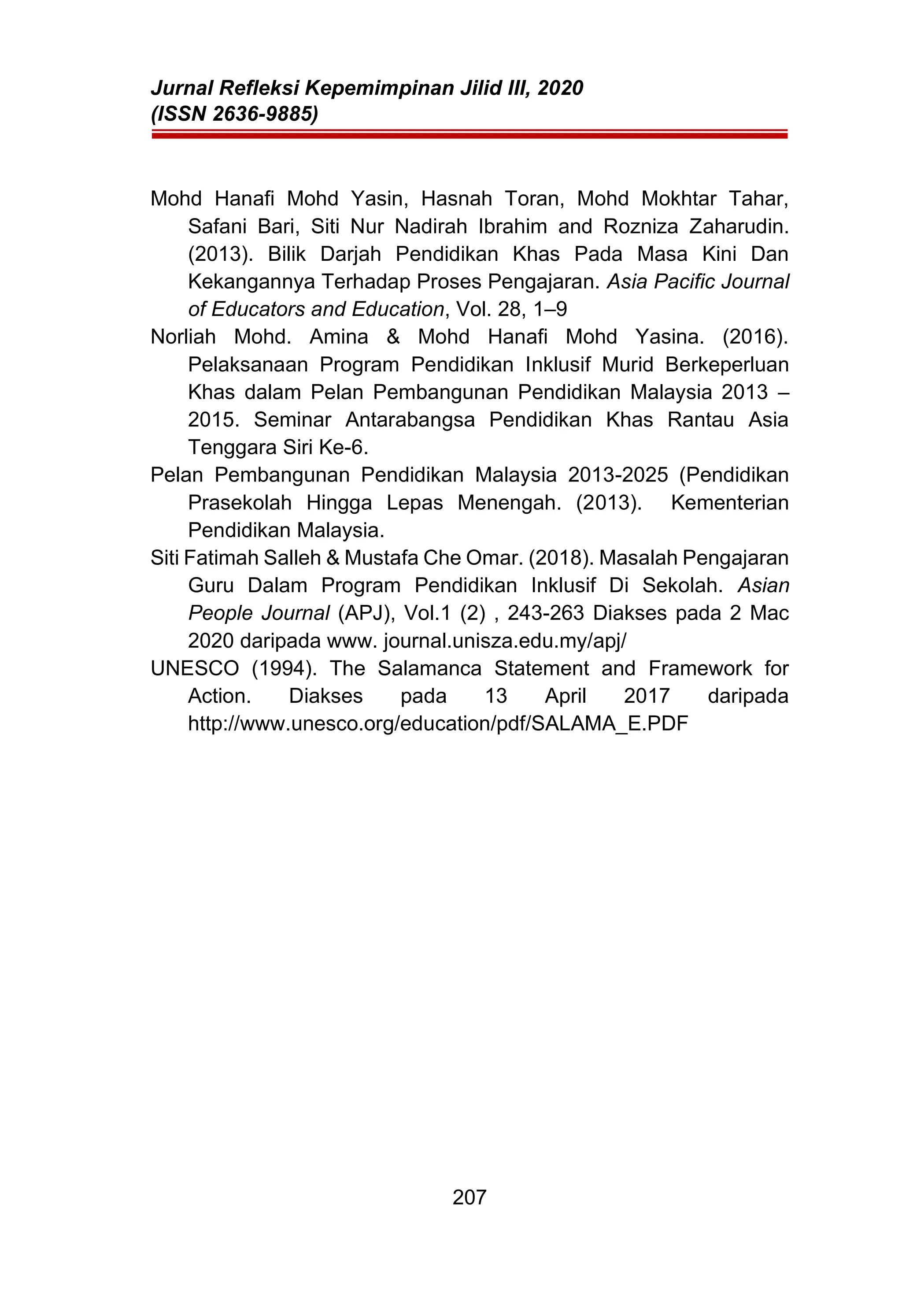 cabaran pendidiakn inklusif DI MALAYSIA DAN PERLU DIATASI | PDF