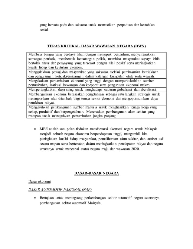 Cabaran yang harus dihadapi bagi membolehkan malaysia mencapai taraf ...