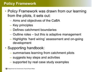 CaBA Startup Conference 01 - A policy framework to empower community ...