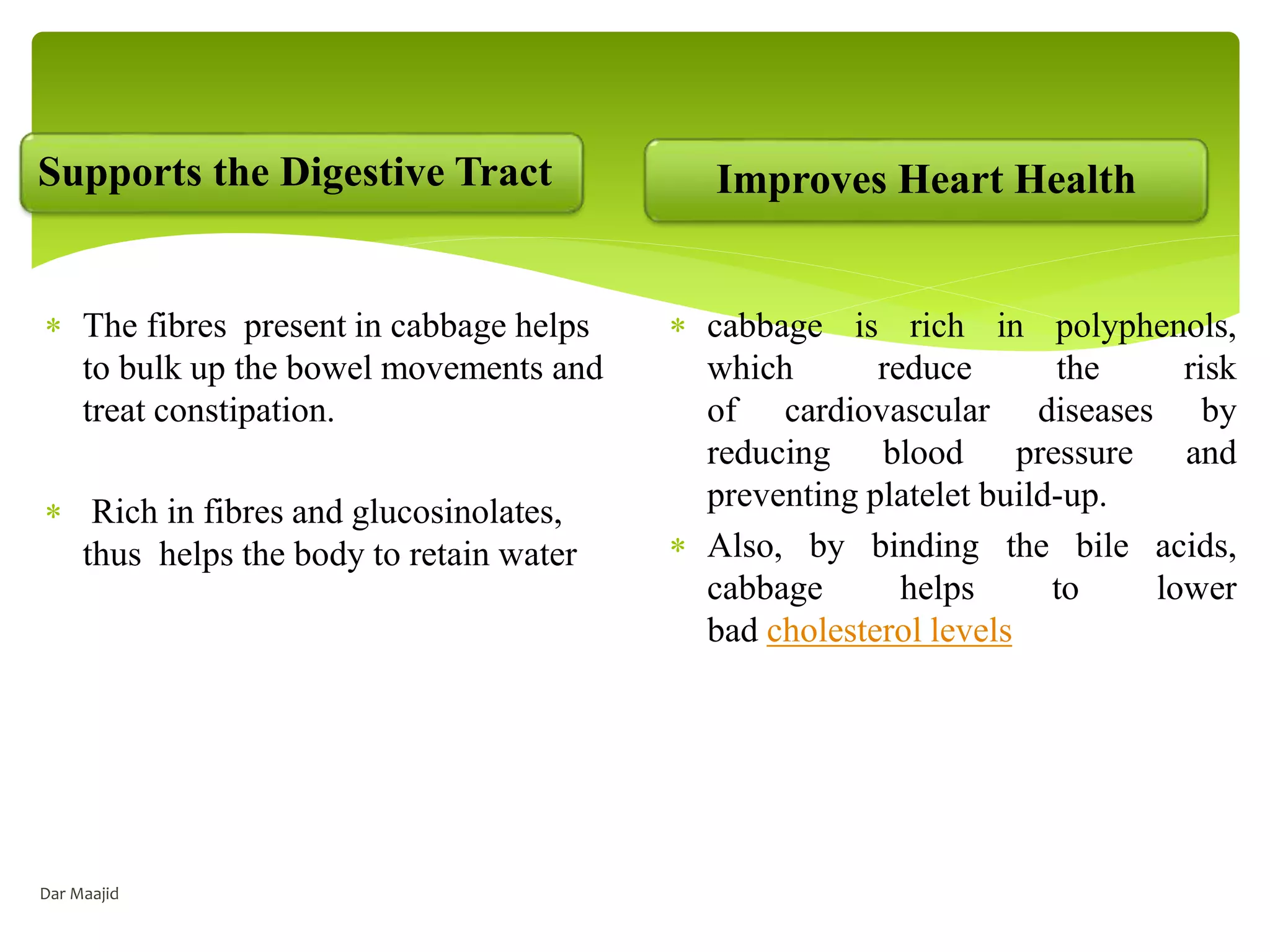 Production technology of Cabbage | PPTX