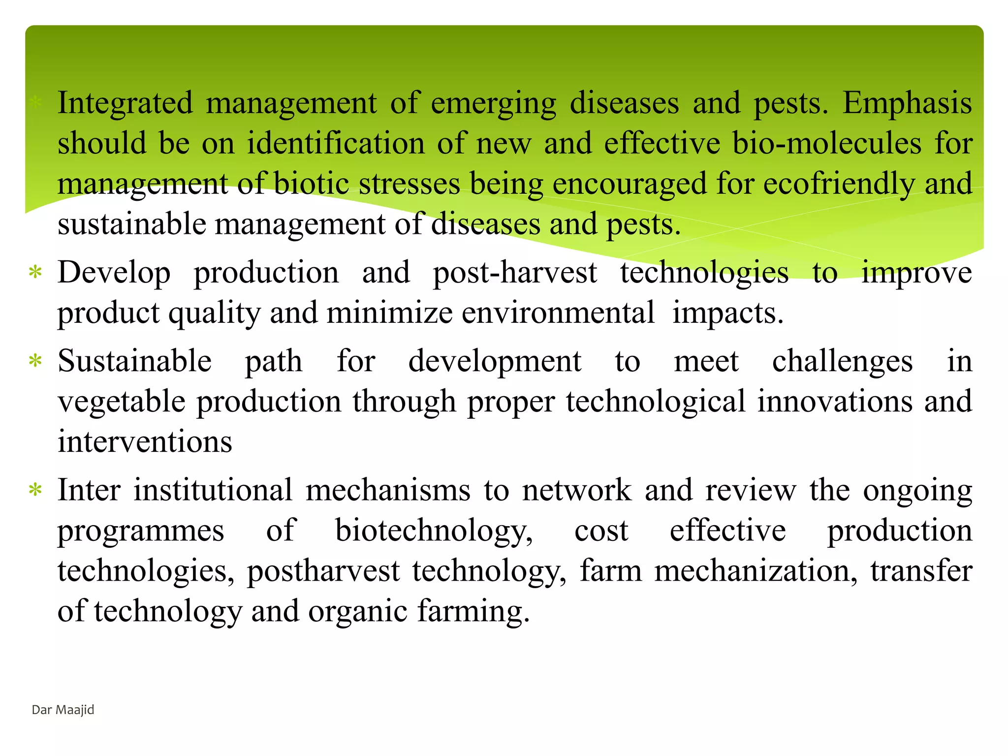 Production technology of Cabbage | PPTX
