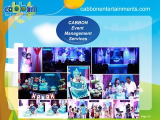 Cabbon event management company profile | PPT | Wedding | Personal ...