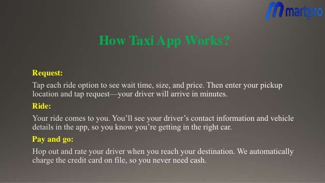 Cab booking mobile app solution | PPTX