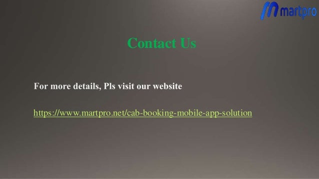 Cab booking mobile app solution | PPTX