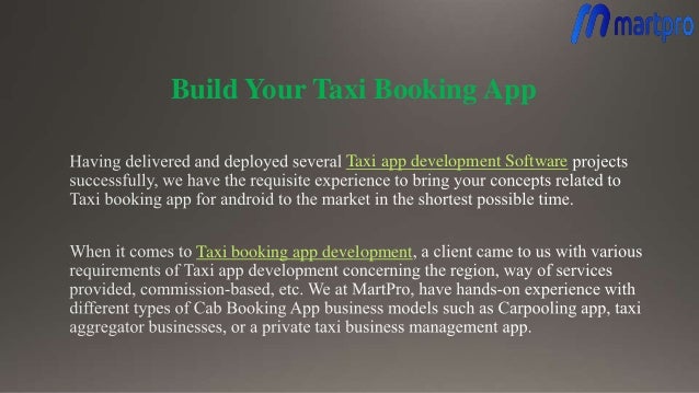 Cab booking mobile app solution | PPTX