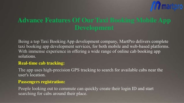 Cab booking mobile app solution | PPTX