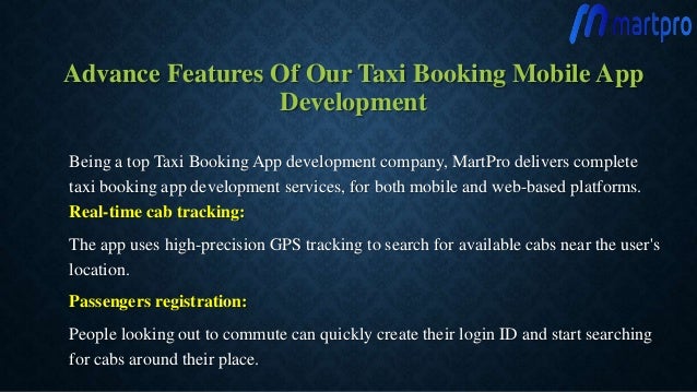 Cab booking mobile app solution | PPTX