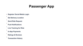 Cab booking solution | PPTX