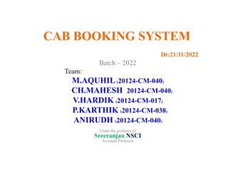 cab booking system ppt.pptx