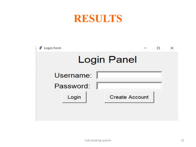 cab booking system ppt.pptx | Computing | Technology & Computing