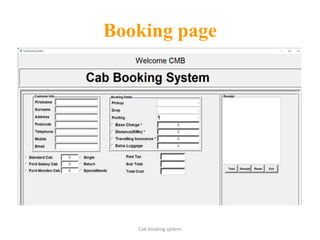 cab booking system ppt.pptx