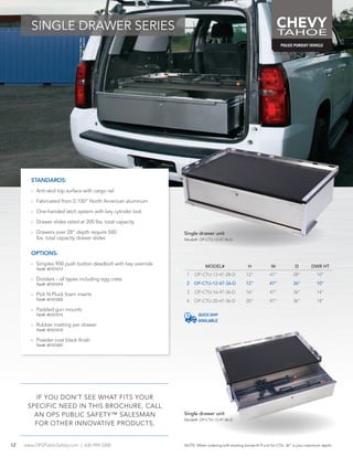 OPS Public Safety Product Brochure | PDF