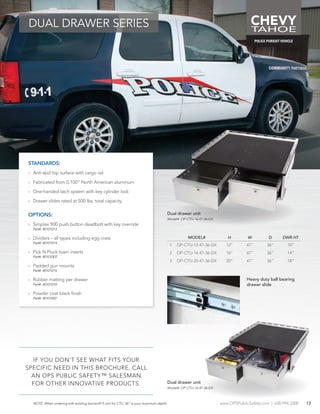 OPS Public Safety Product Brochure | PDF