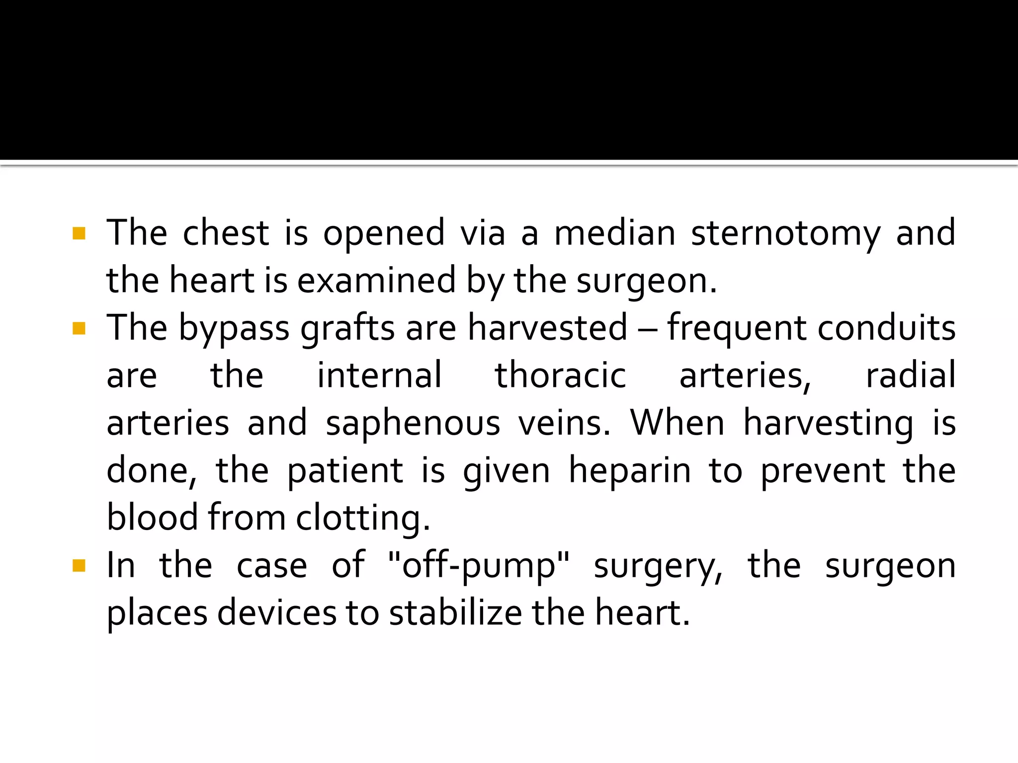 Coronary Artery Bypass Surgery (CABG) | PPTX | Heart and Cardiovascular ...
