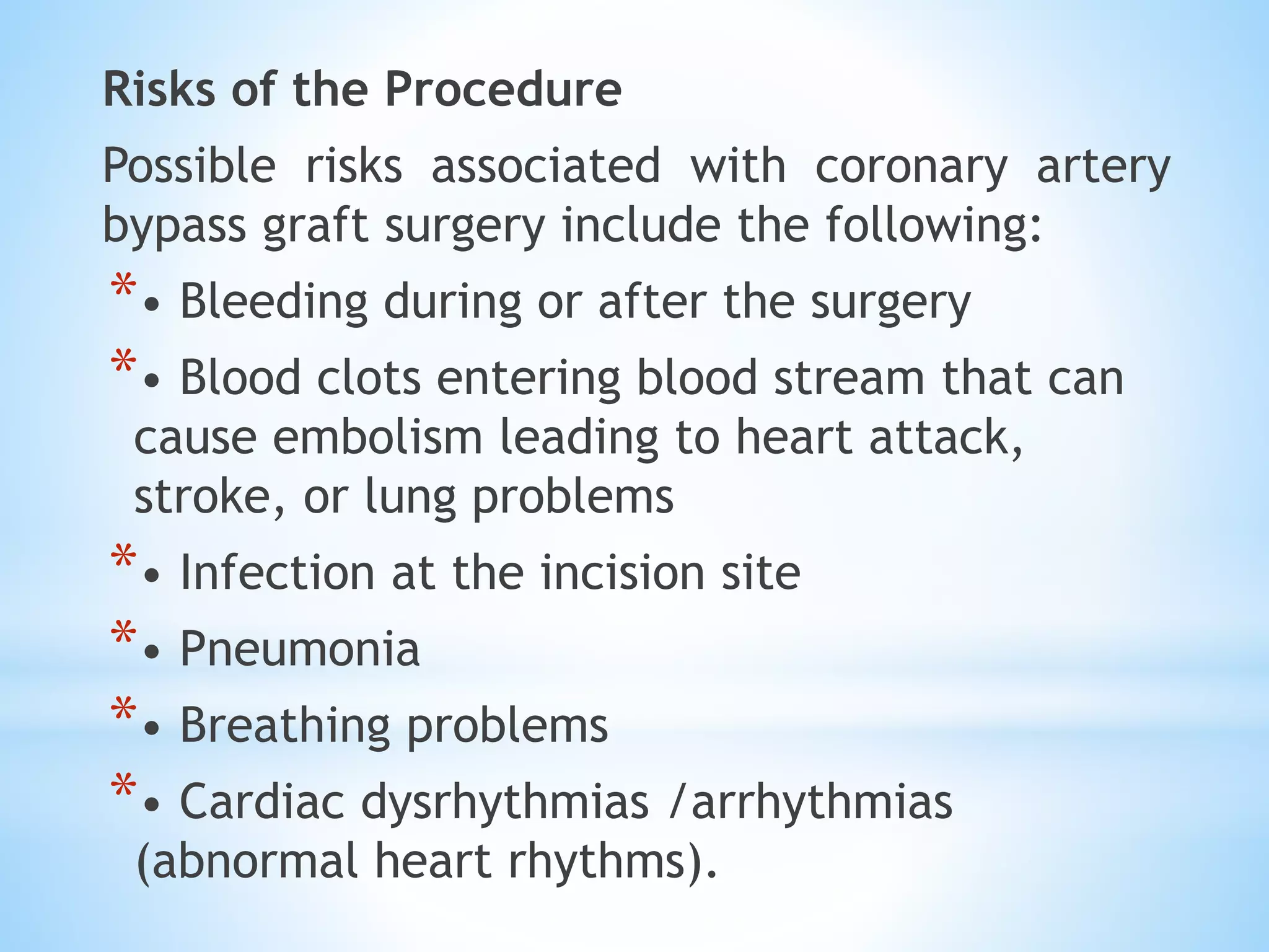 coronary artery bypass graft surgery CABG | PPTX