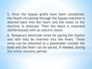 coronary artery bypass graft surgery CABG | PPTX