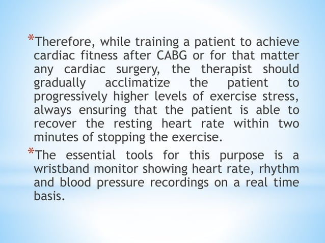 coronary artery bypass graft surgery CABG | PPTX