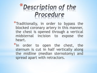 coronary artery bypass graft surgery CABG | PPTX