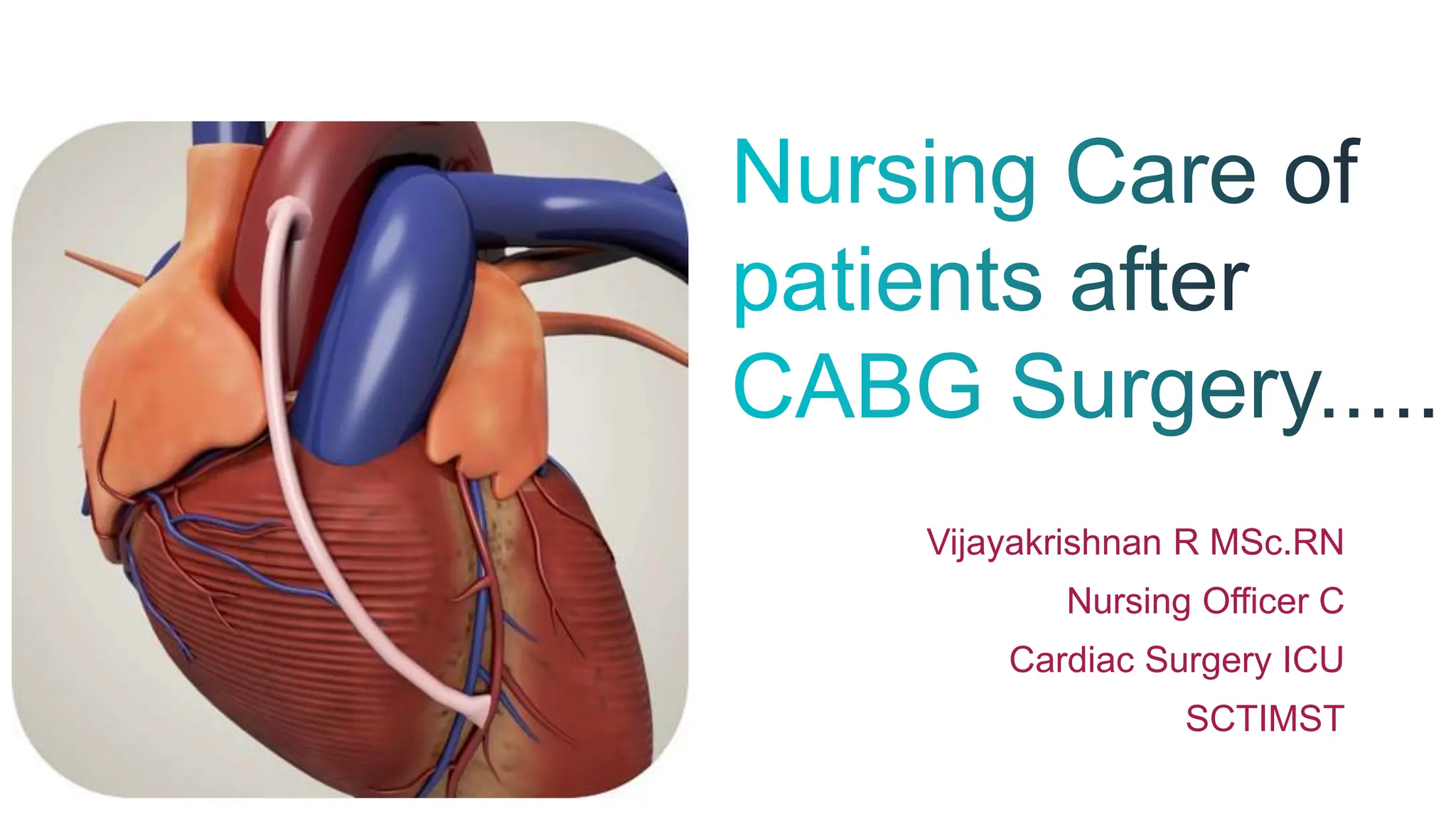 Nursing Care of Patients after CABG Surgery.pptx