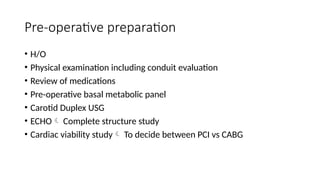 An introduction of Coronary Artery Bypass Grafting.pptx | Heart and ...