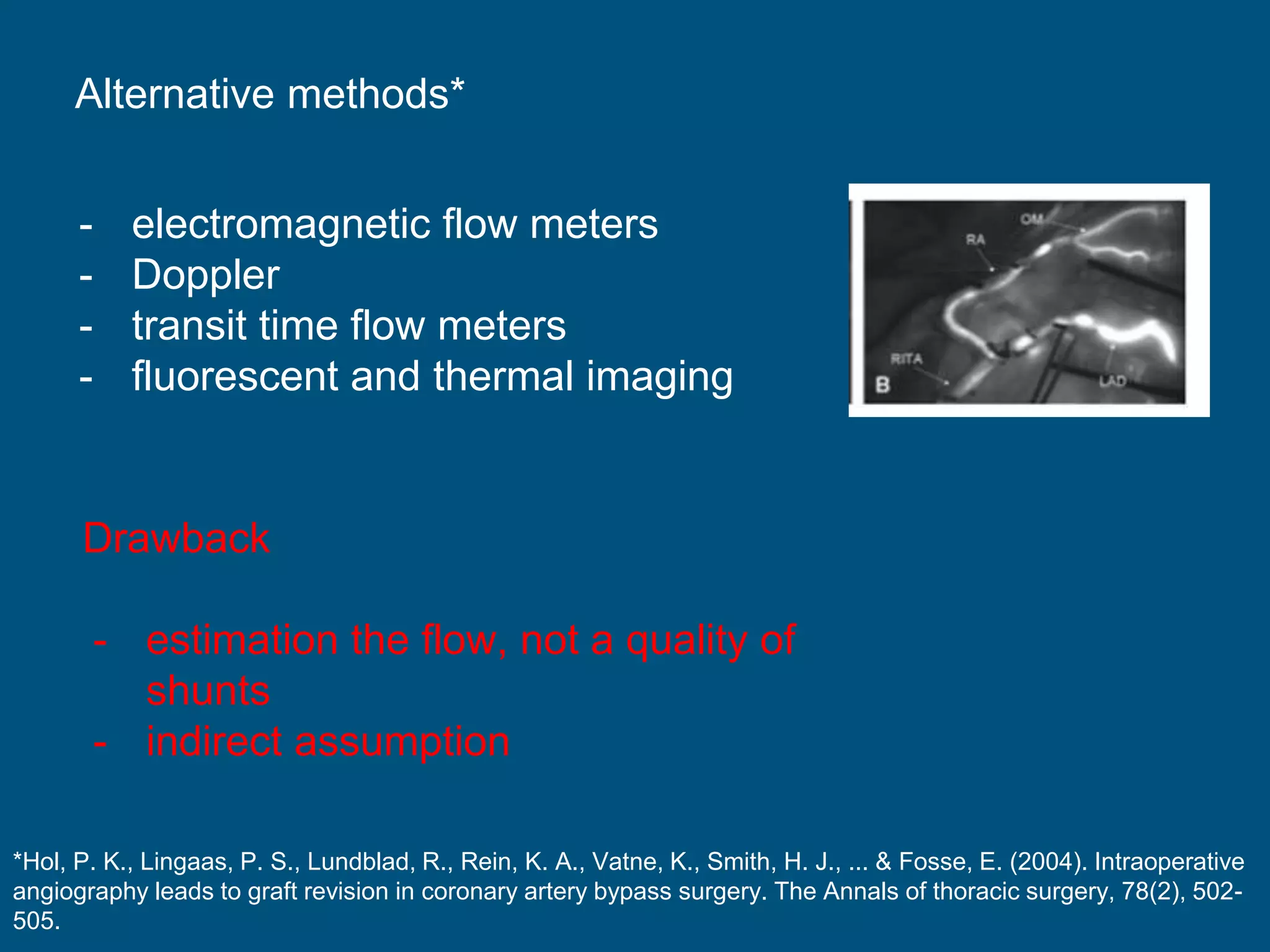 Intraoperative coronary angiography | PPTX