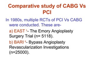 CABG is superior to DES (Stent) in MVD - Journal Review | PPT