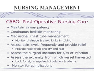 CABG | PPTX | Heart and Cardiovascular Diseases | Diseases and Conditions