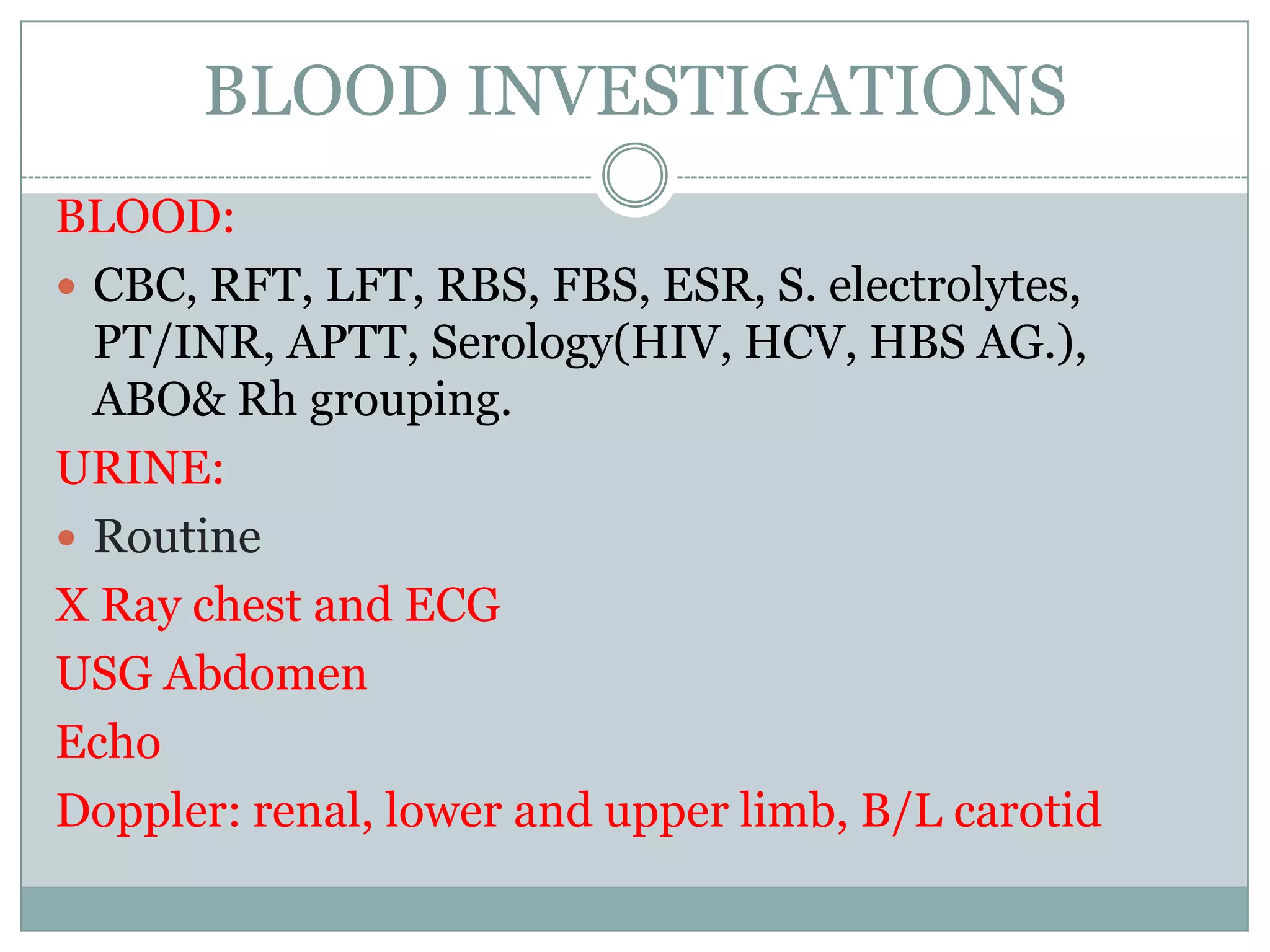 Cabg pre pre parations | PPTX
