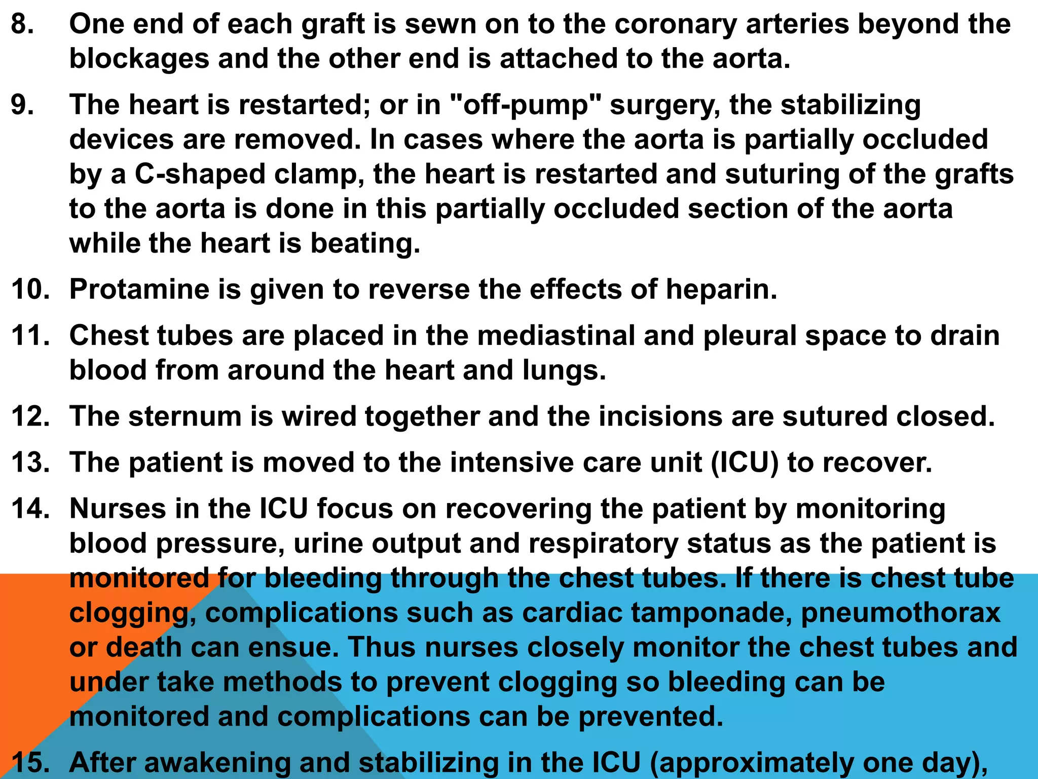 A brief CABG procedure...! | PPTX