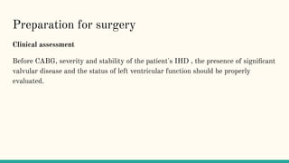 Coronary artery bypass graft ( CABG ) presentation | PDF