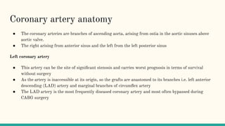 Coronary artery bypass graft ( CABG ) presentation | PDF