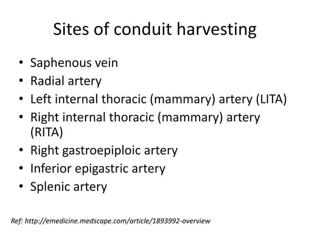 Cabg with lima rima | PPTX | Heart and Cardiovascular Diseases ...