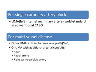 Cabg with lima rima | PPTX