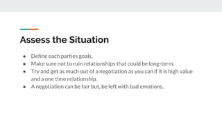 Strategic negotiation | PPTX