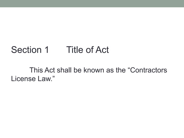 Philippine Licensing Board for Contractors Act by Cabilogan, Eryl Kean R. (RA 4566) | PPTX | Law