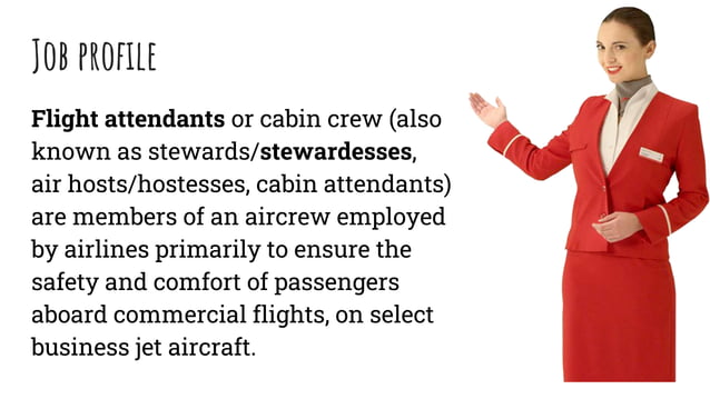Cabin crew | PPTX | Air Travel | Travel Type